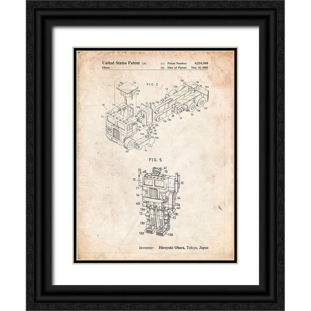 Borders, Cole 25x32 Black Ornate Wood Framed with Double Matting Museum ...