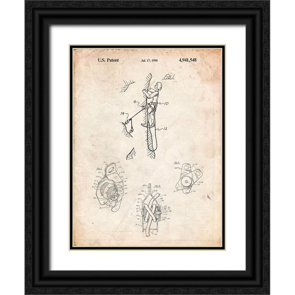 Borders, Cole 25x32 Black Ornate Wood Framed with Double Matting Museum ...