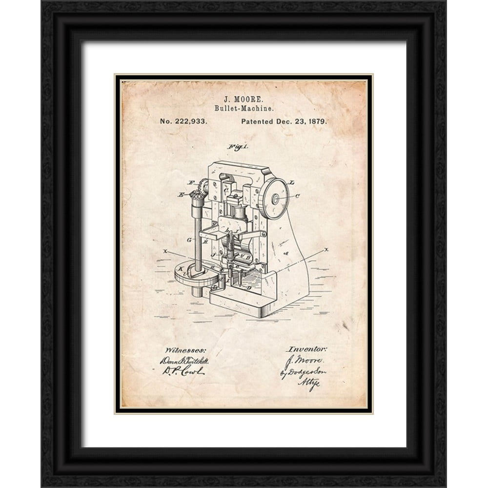 Borders, Cole 25x32 Black Ornate Wood Framed with Double Matting Museum ...