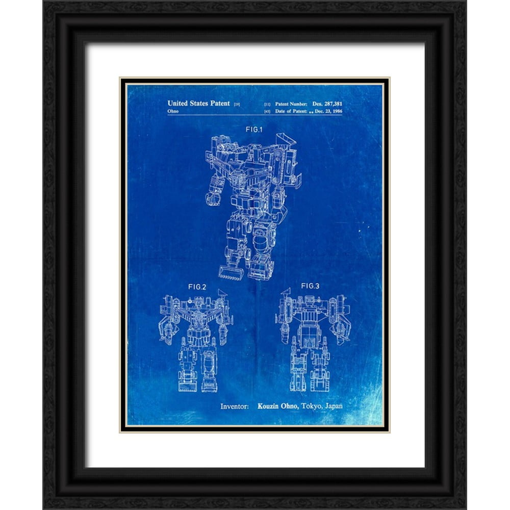 Borders, Cole 25x32 Black Ornate Wood Framed with Double Matting Museum ...