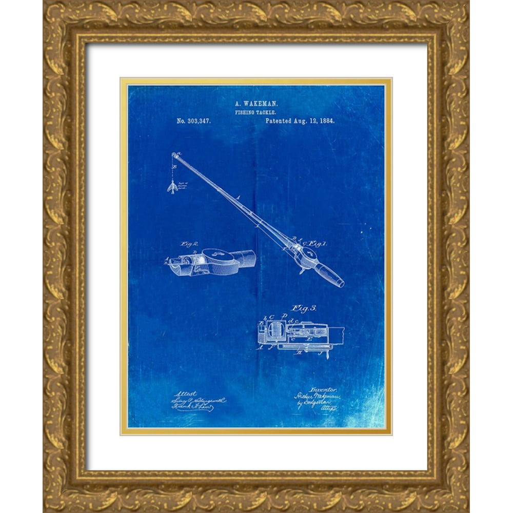 Borders, Cole 25x32 Gold Ornate Wood Framed with Double Matting Museum ...