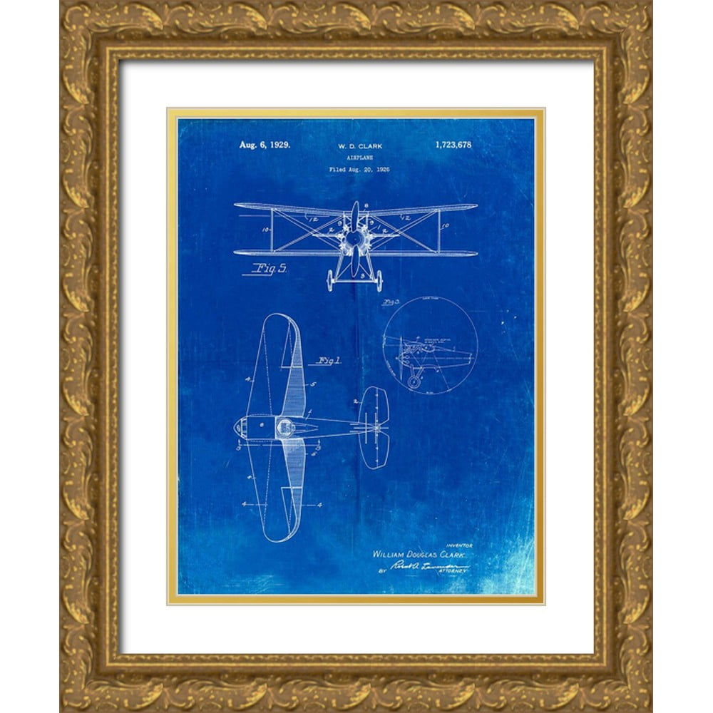 Borders, Cole 25x32 Gold Ornate Wood Framed with Double Matting Museum ...