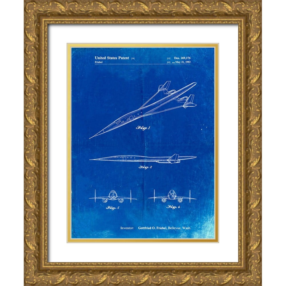 Borders, Cole 25x32 Gold Ornate Wood Framed with Double Matting Museum ...