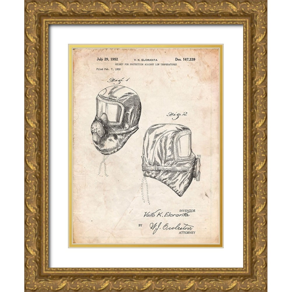 Borders, Cole 25x32 Gold Ornate Wood Framed with Double Matting Museum ...