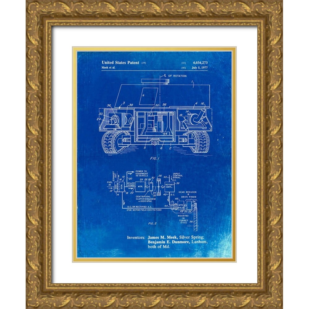 Borders, Cole 25x32 Gold Ornate Wood Framed with Double Matting Museum ...