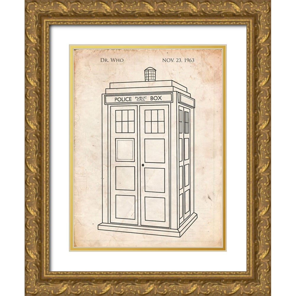 Borders, Cole 25x32 Gold Ornate Wood Framed with Double Matting Museum ...