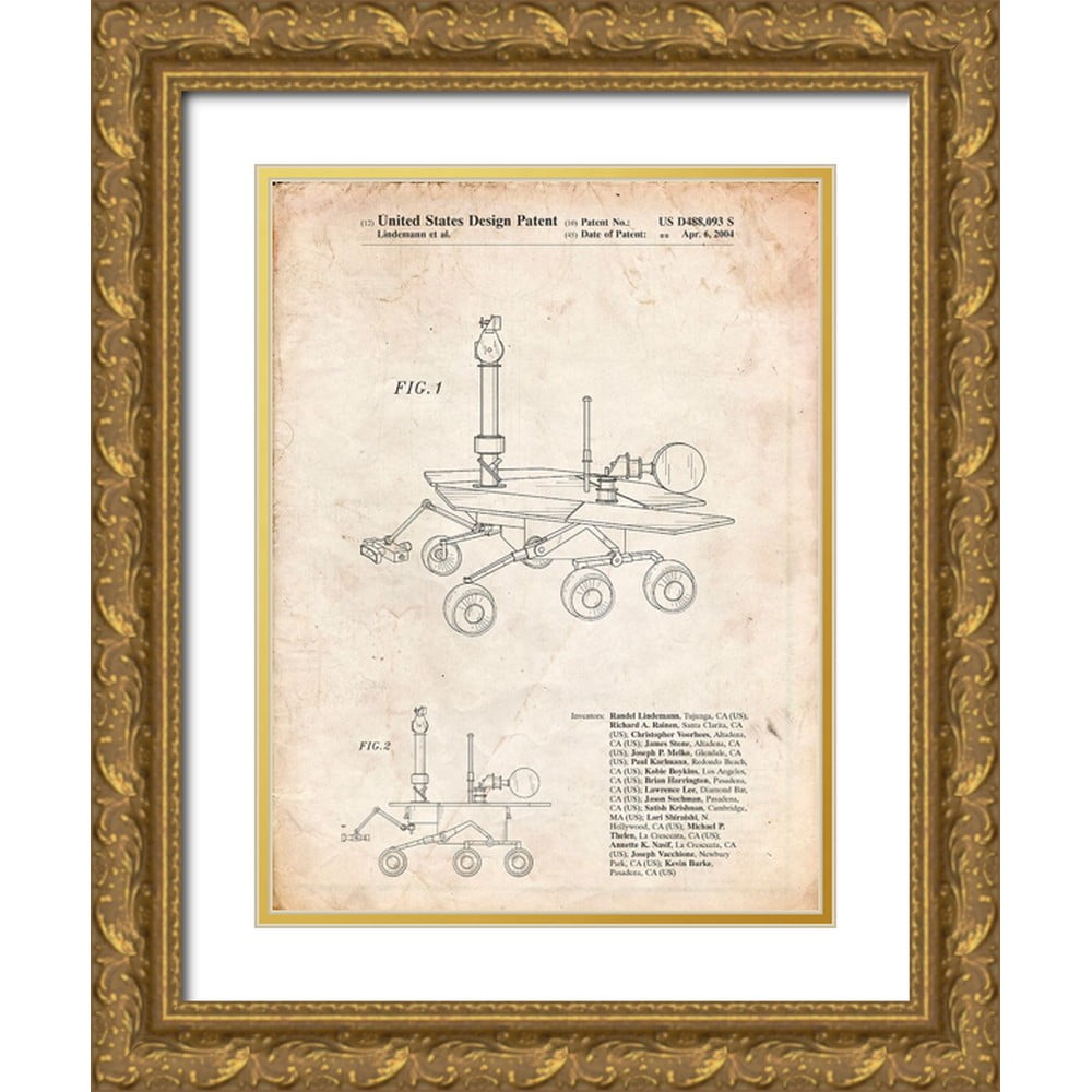 Borders, Cole 25x32 Gold Ornate Wood Framed with Double Matting Museum ...