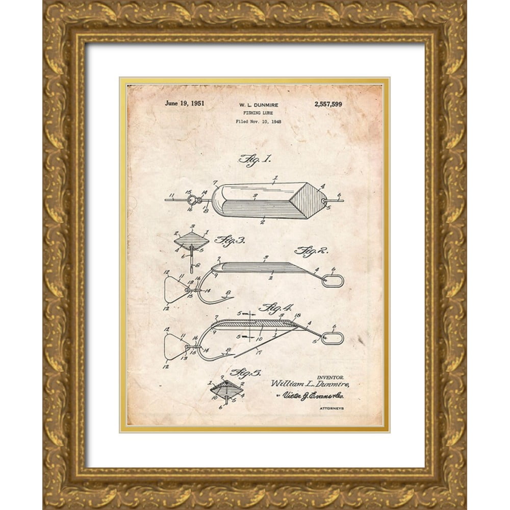 Borders, Cole 25x32 Gold Ornate Wood Framed with Double Matting Museum ...