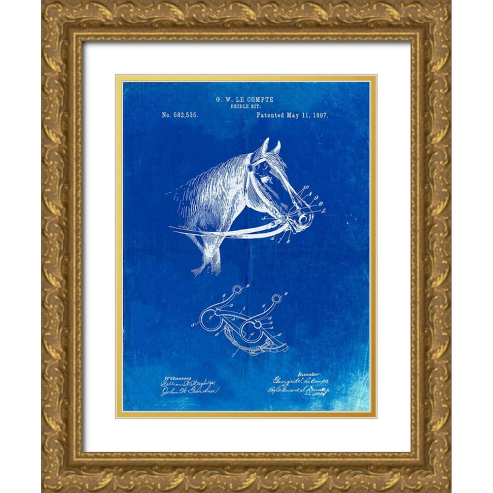 Borders, Cole 25x32 Gold Ornate Wood Framed with Double Matting Museum ...