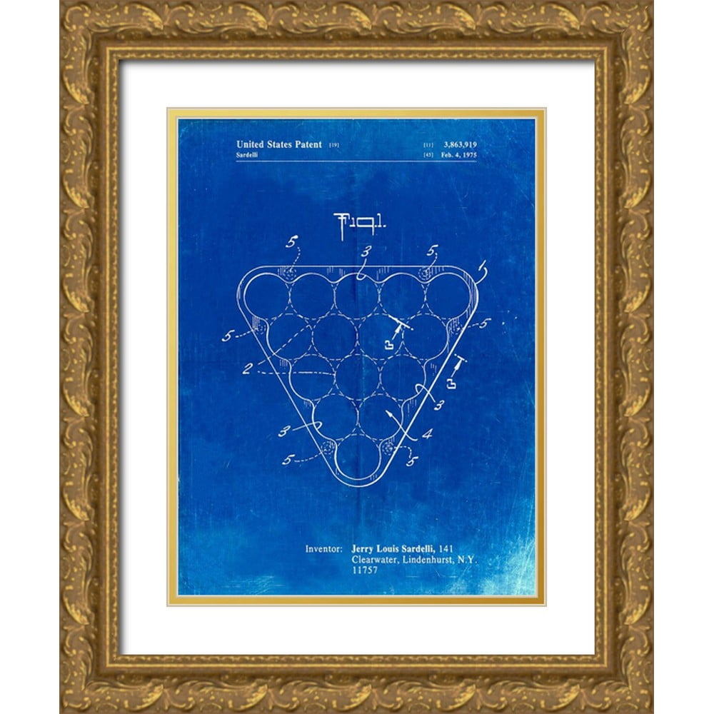 Borders, Cole 25x32 Gold Ornate Wood Framed with Double Matting Museum ...