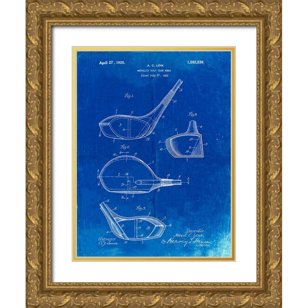 Borders, Cole 25x32 Gold Ornate Wood Framed with Double Matting Museum ...