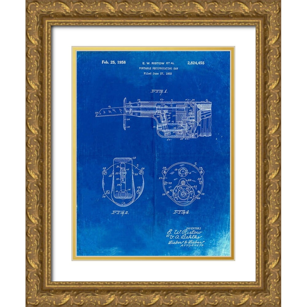 Borders, Cole 25x32 Gold Ornate Wood Framed with Double Matting Museum ...