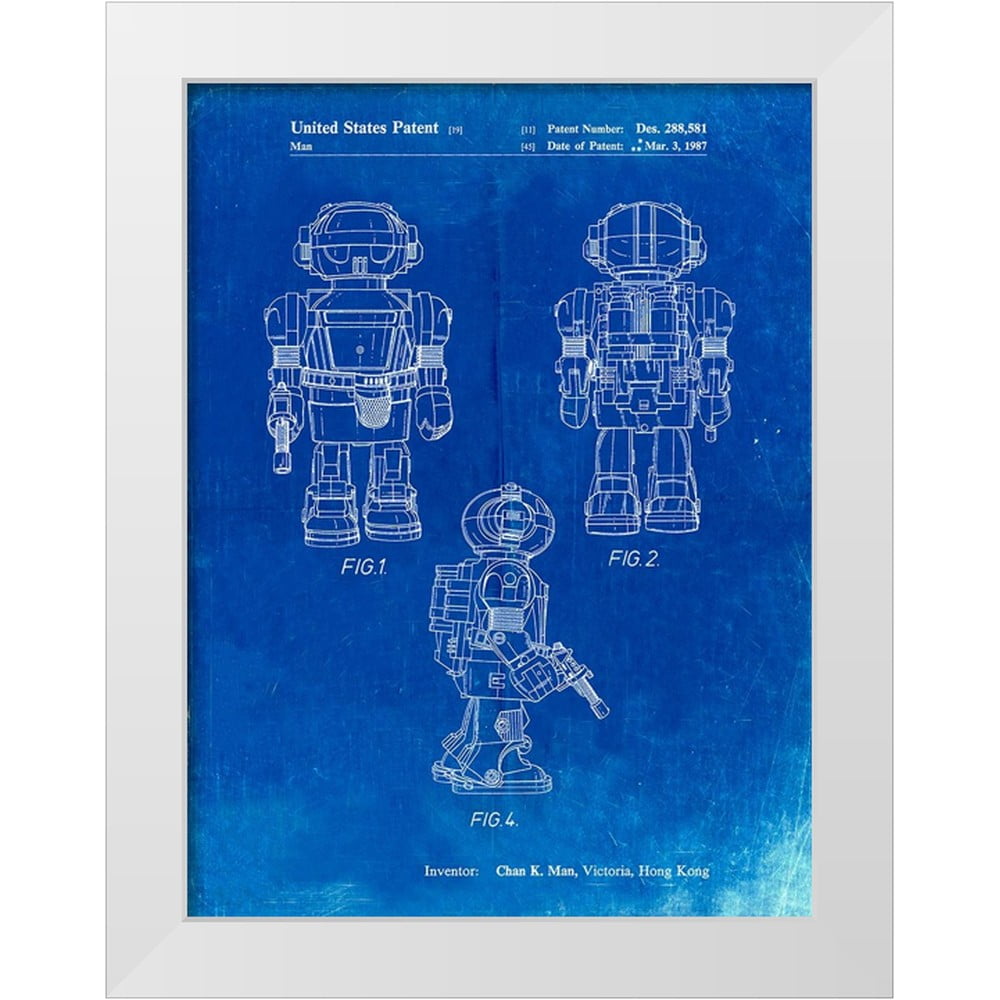 Borders, Cole 25x32 White Modern Wood Framed Museum Art Print Titled ...