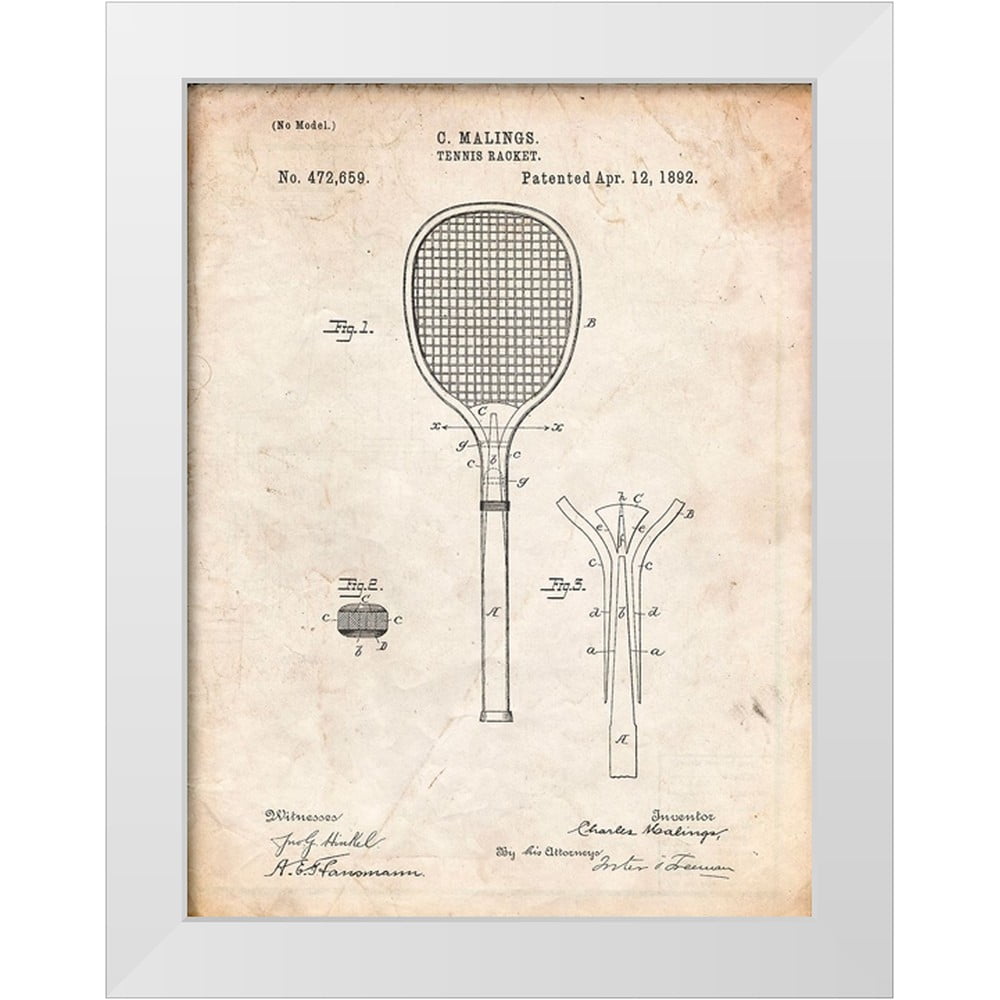 Borders, Cole 25x32 White Modern Wood Framed Museum Art Print Titled ...