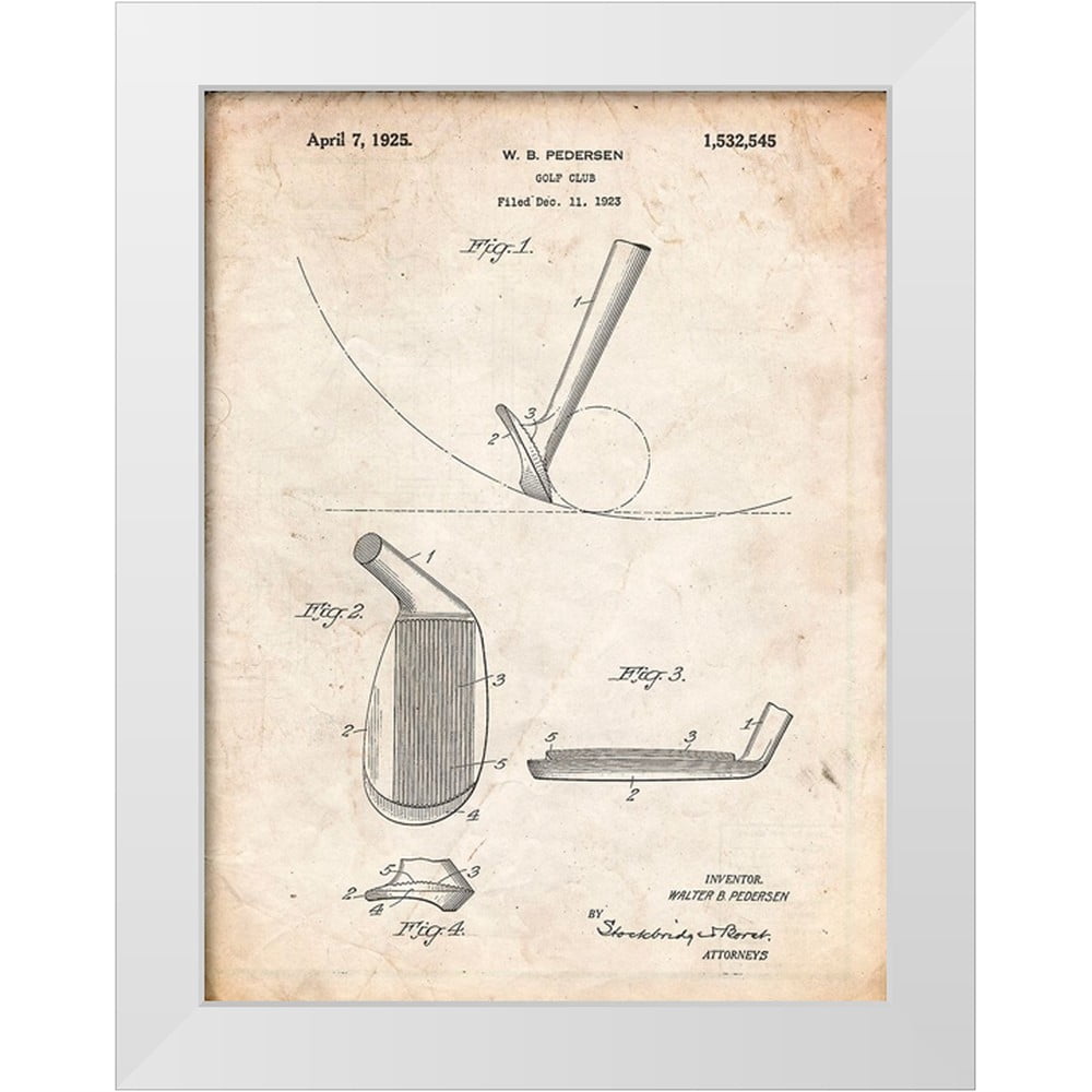 Borders, Cole 25x32 White Modern Wood Framed Museum Art Print Titled ...