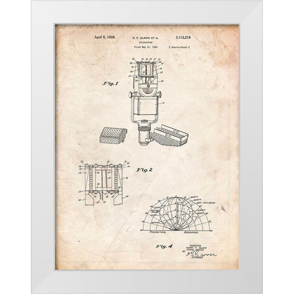 Borders, Cole 25x32 White Modern Wood Framed Museum Art Print Titled ...