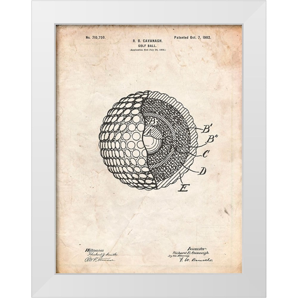 Borders, Cole 25x32 White Modern Wood Framed Museum Art Print Titled ...