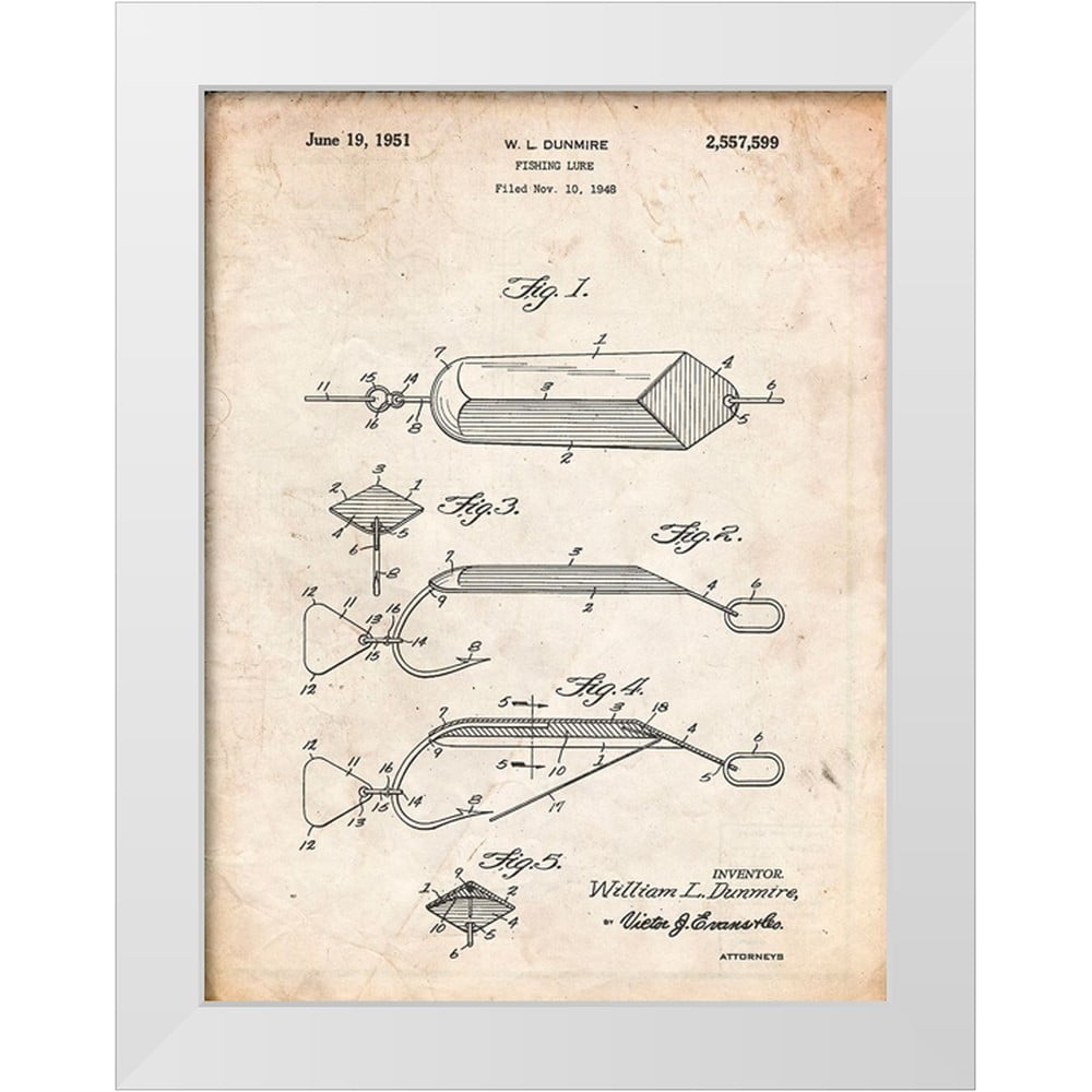 Borders, Cole 25x32 White Modern Wood Framed Museum Art Print Titled ...