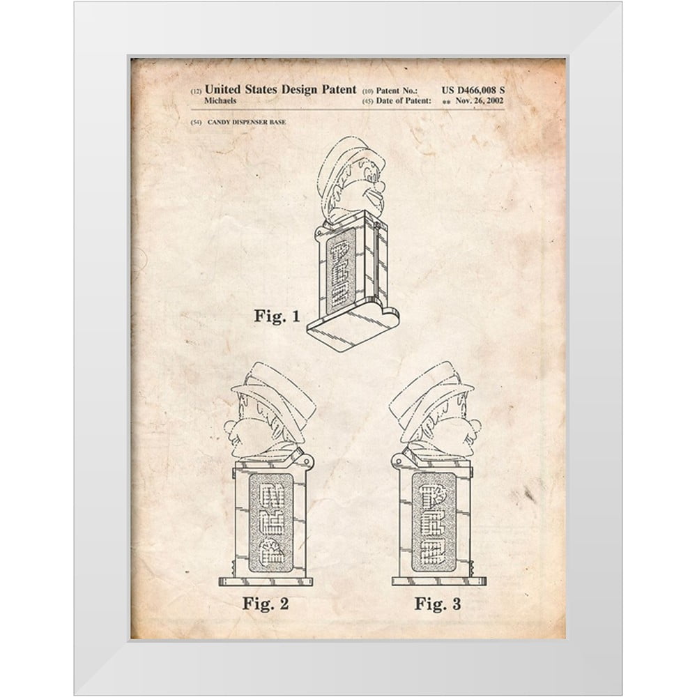 Borders, Cole 25x32 White Modern Wood Framed Museum Art Print Titled ...