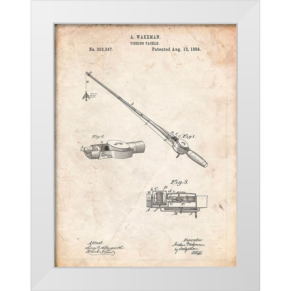 Borders, Cole 25x32 White Modern Wood Framed Museum Art Print Titled ...