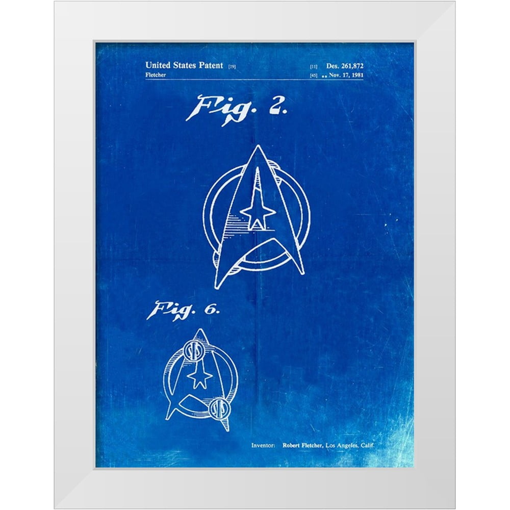 Borders, Cole 25x32 White Modern Wood Framed Museum Art Print Titled ...