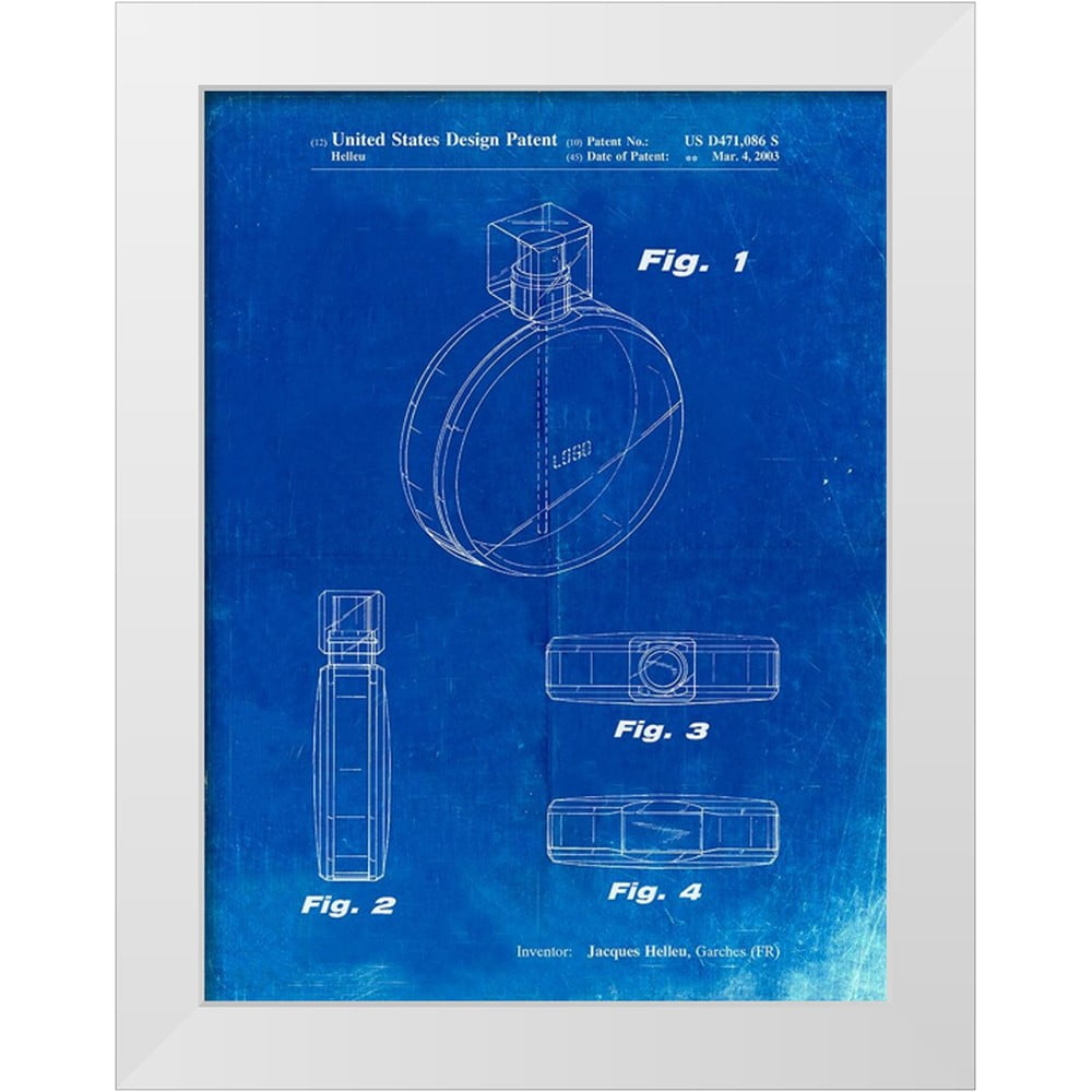 Borders, Cole 25x32 White Modern Wood Framed Museum Art Print Titled ...