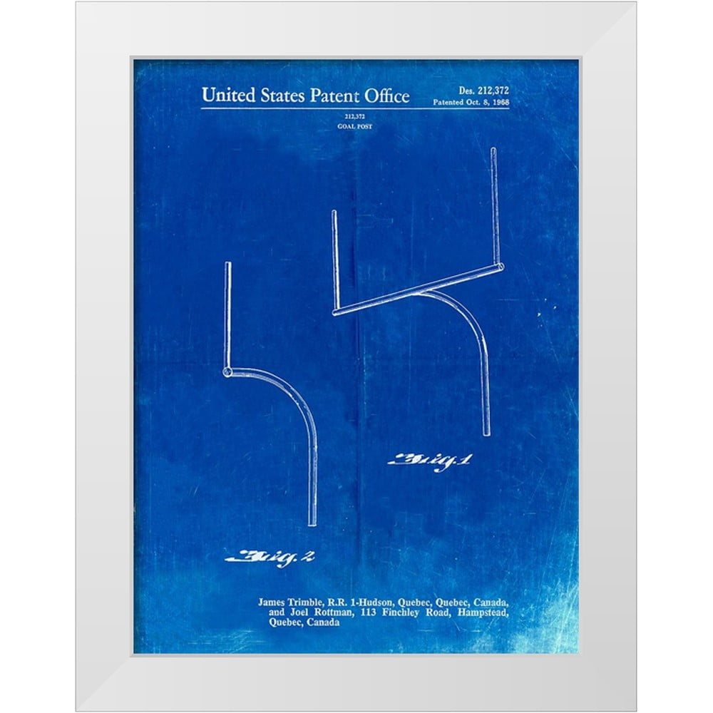 Borders, Cole 25x32 White Modern Wood Framed Museum Art Print Titled ...