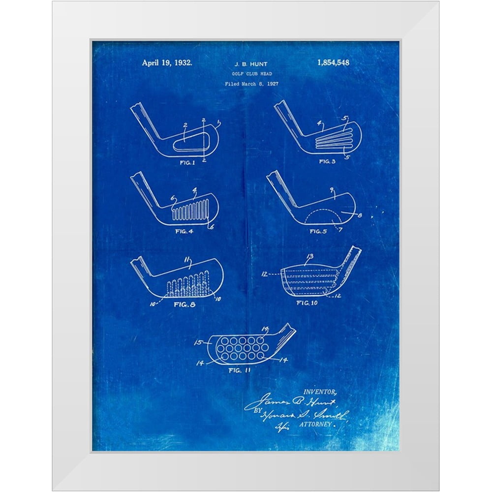 Borders, Cole 25x32 White Modern Wood Framed Museum Art Print Titled ...