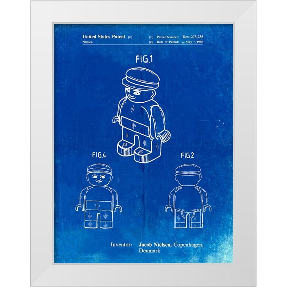 Borders, Cole 25x32 White Modern Wood Framed Museum Art Print Titled ...