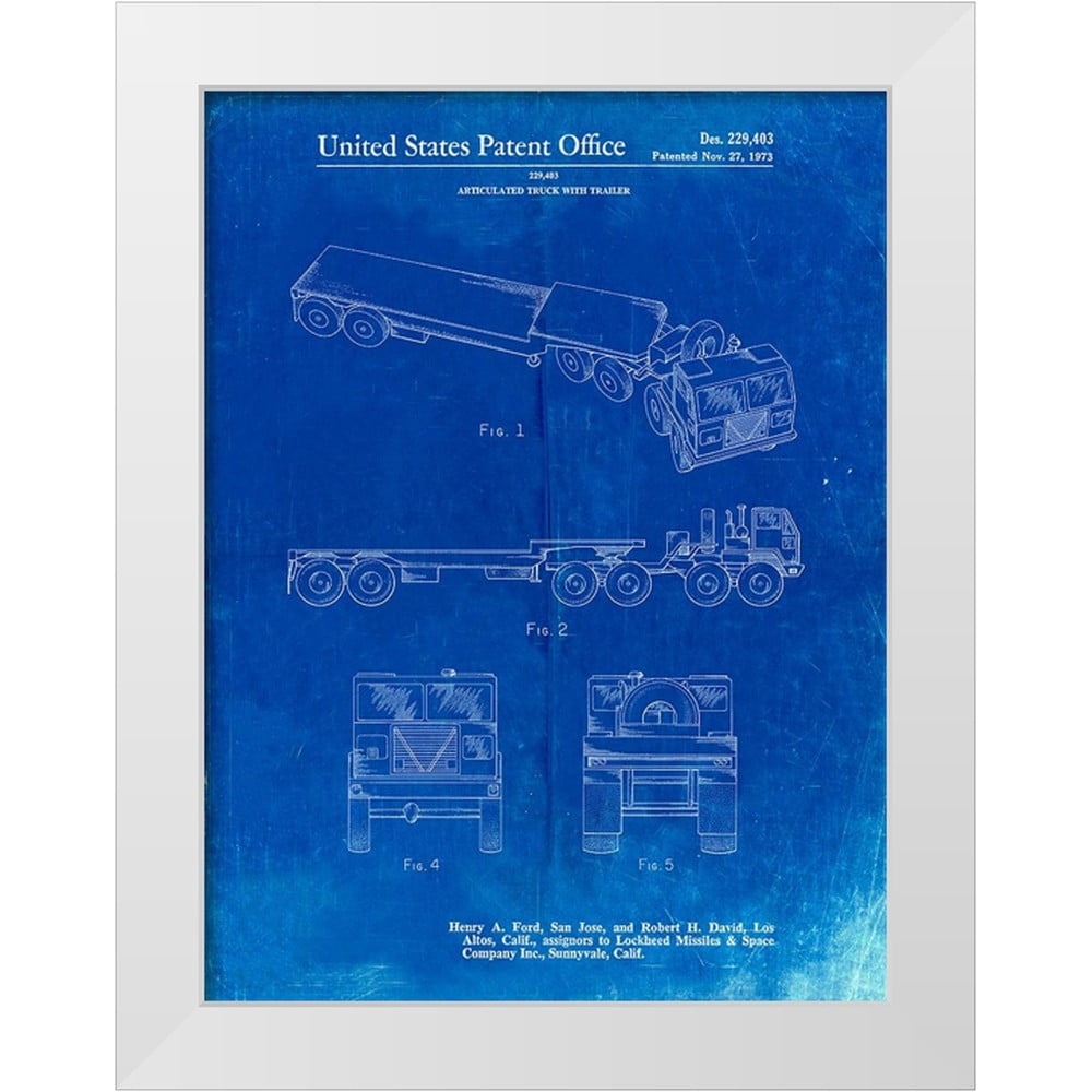 Borders, Cole 25x32 White Modern Wood Framed Museum Art Print Titled ...