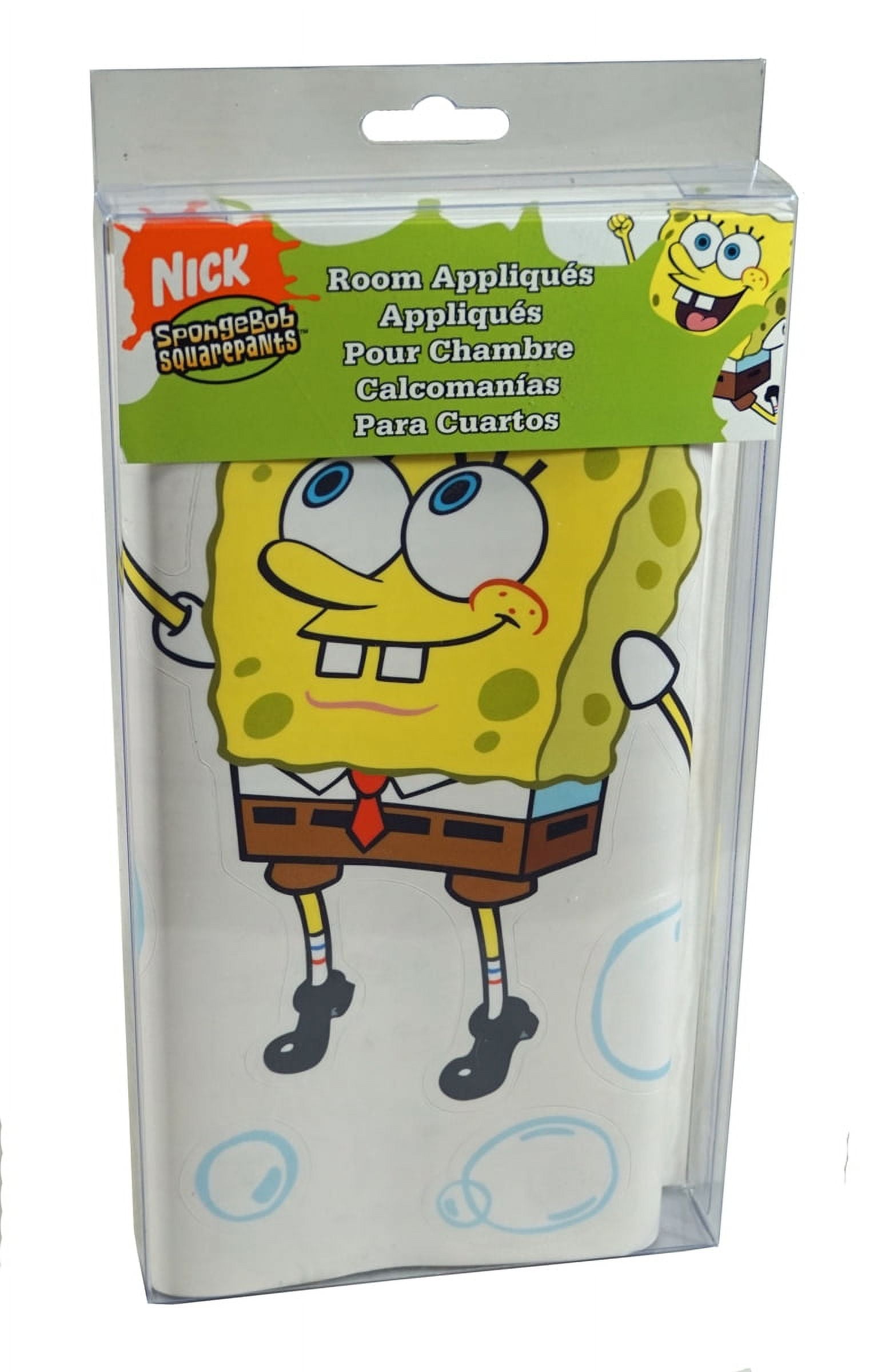 Borders Unlimited Spongebob Squarepants Reusable Room Appliques ...