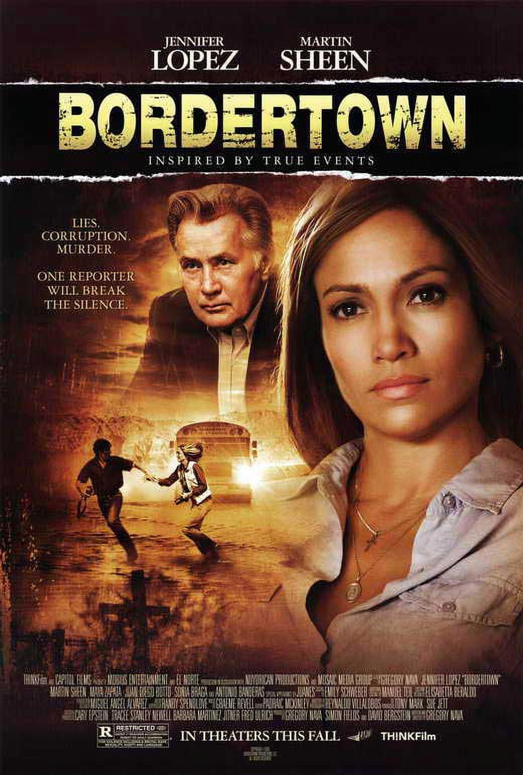 Bordertown - movie POSTER (Style A) (27" x 40") (2006) - Walmart.com