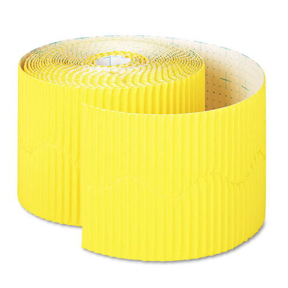 Bordette Decorative Border, 2.25" X 50 Ft Roll, Canary | Bundle of 10 ...