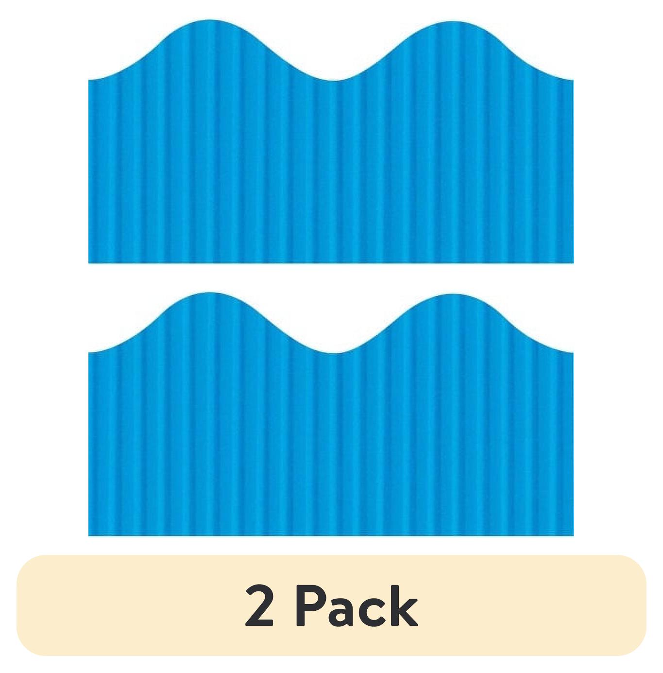 (2 pack) Bordette Decorative Border Brite Blue - 2.25" x 50' - 1 Roll ...