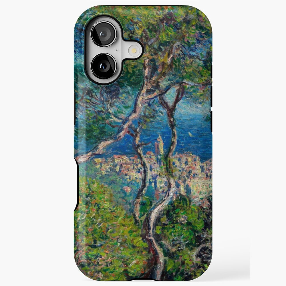 Bordighera 1884 Monet Coastal Painting Design for iPhone 17 through 11 ...