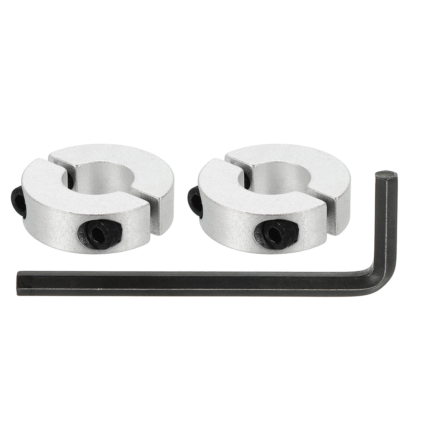 Bore 18 mm Double Split Shaft Collar 40 mm OD 12 mm Thickness Aluminum ...