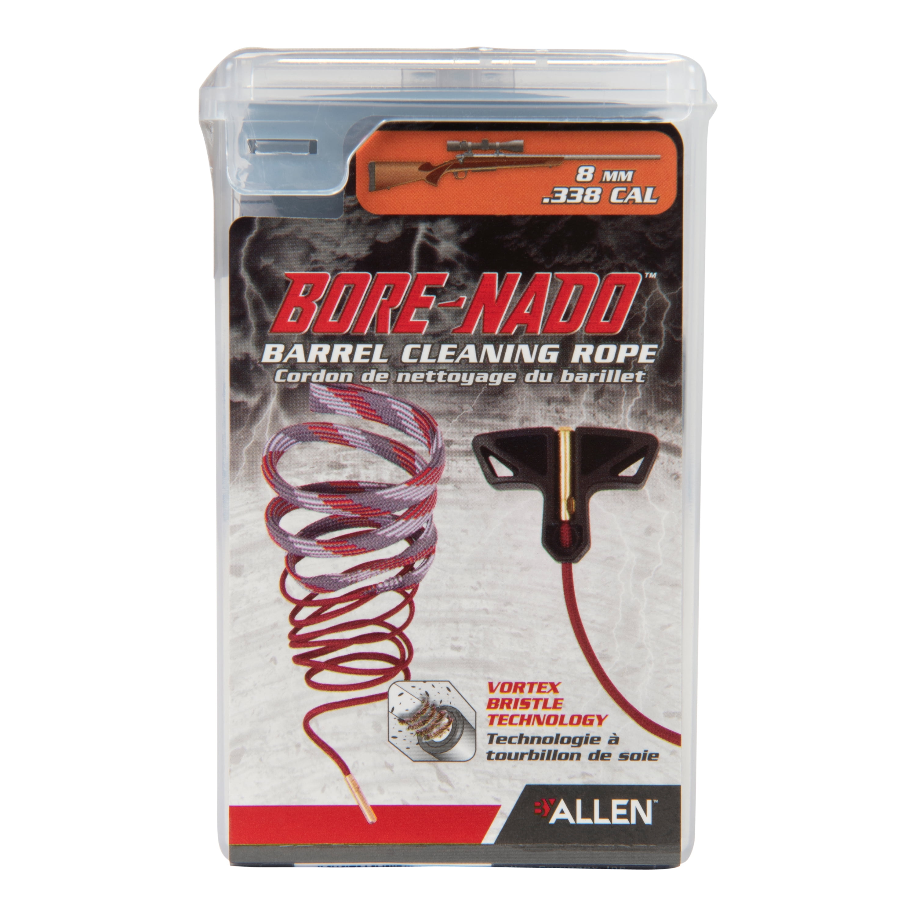 Bore-Nado Barrel Cleaning Rope, 8mm & .338 Cal., Red - Walmart.com