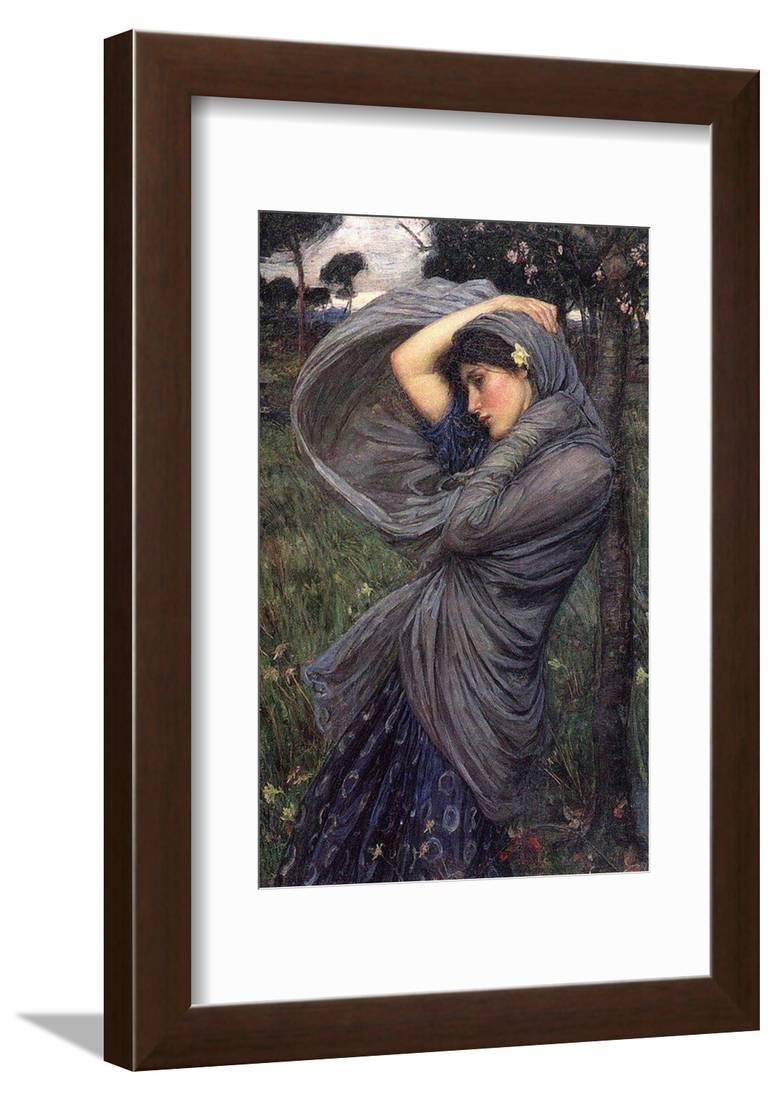 Boreas Framed Print Wall Art by John William Waterhouse Sold by Art.Com ...