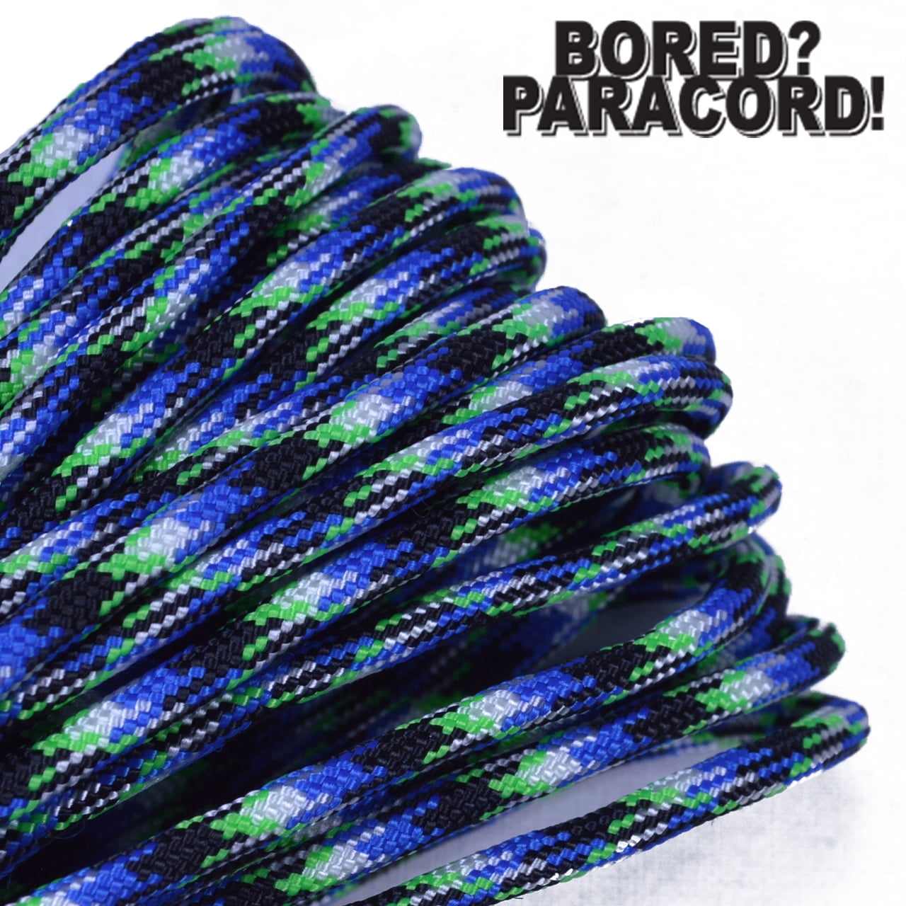 Bored Paracord Brand 550 lb Type III Paracord - Python 100 Feet ...