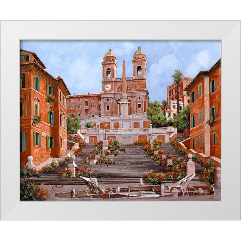 Borelli, Guido 14x12 White Modern Wood Framed Museum Art Print Titled ...