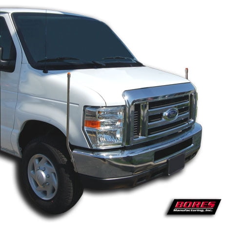 Bores Guide 733511 Stainless Steel Bumper Guide with Amber LED Lights ...