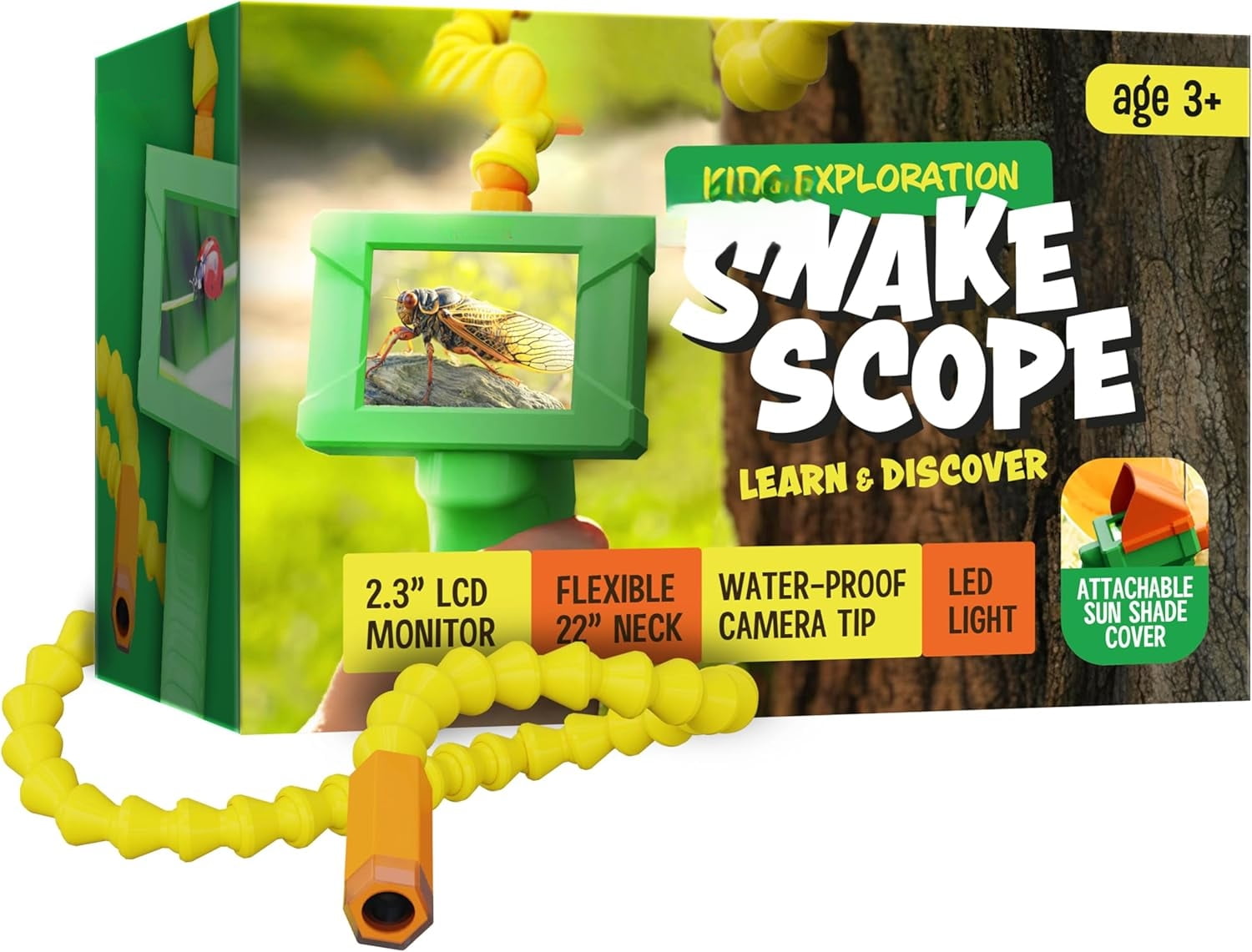 Borescope Snake Camera for Kids with LED Light, Fun STEM Educational ...
