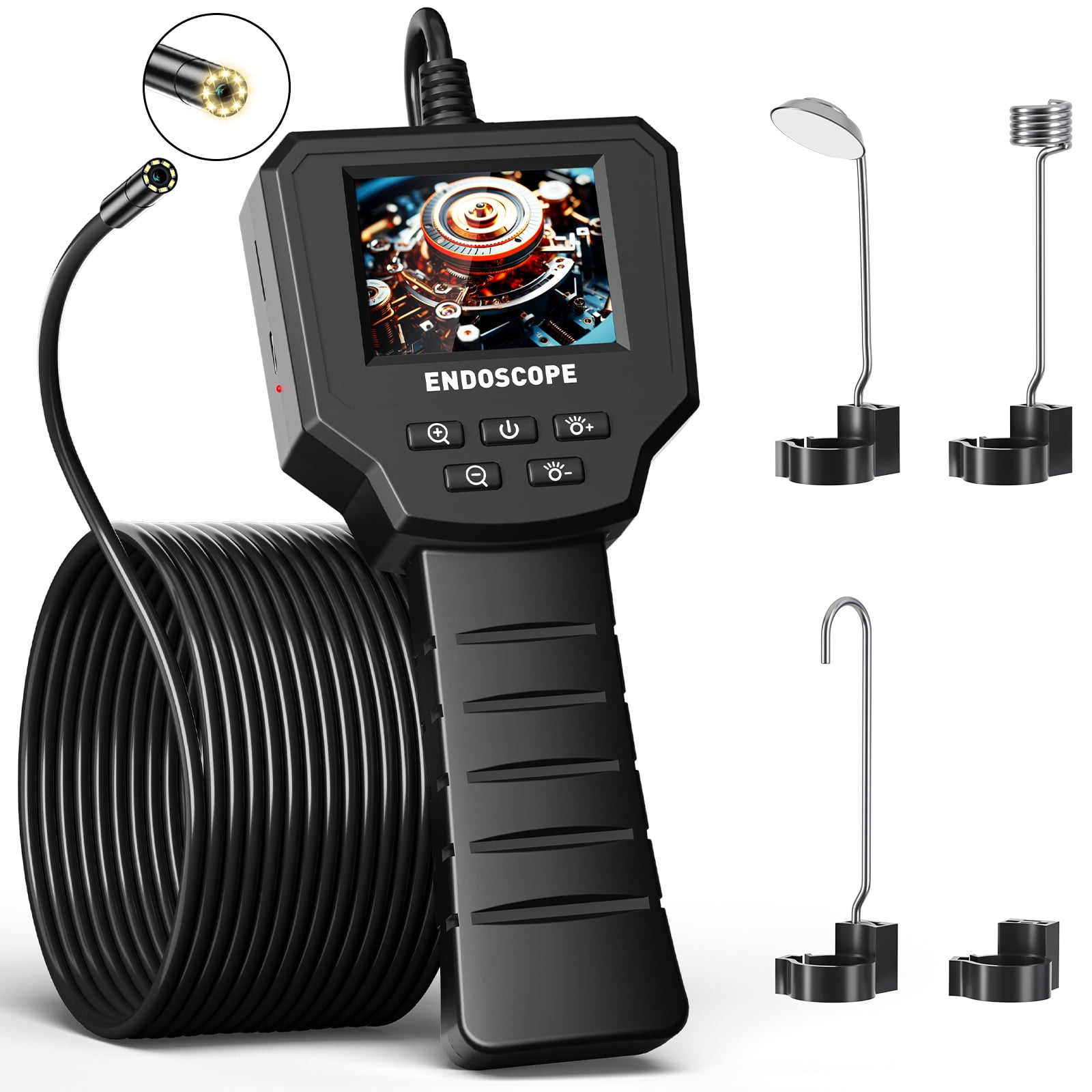 "Maguja Borescope with Light, 1080 HD, IP67 Waterproof, Snake Camera ...