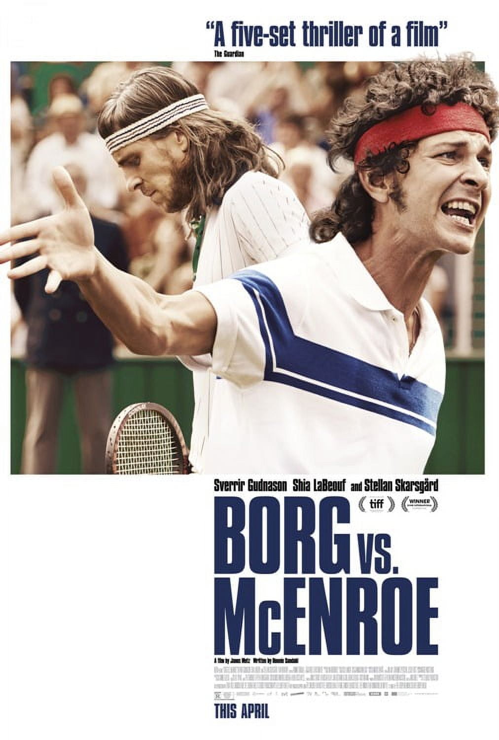 Borg vs McEnroe - Movie Poster (Style A) (11" x 17 ") (2018) - Walmart.com