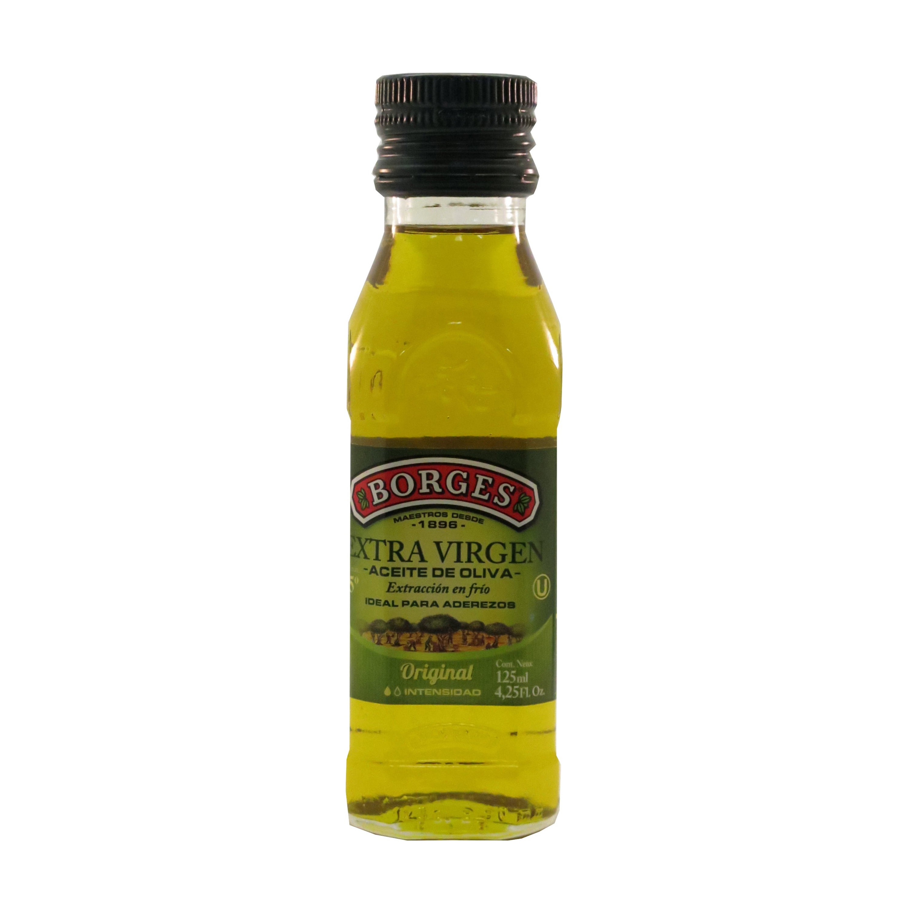 Borges Olive Oil Extra Virgen 4.25 fl oz Glass Bottle - Walmart.com