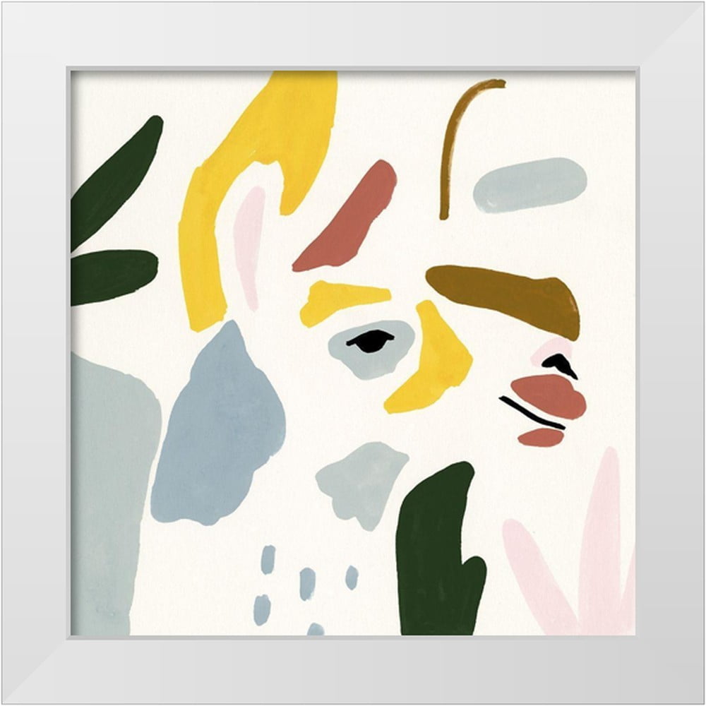 Borges, Victoria 12x12 White Modern Wood Framed Museum Art Print Titled ...