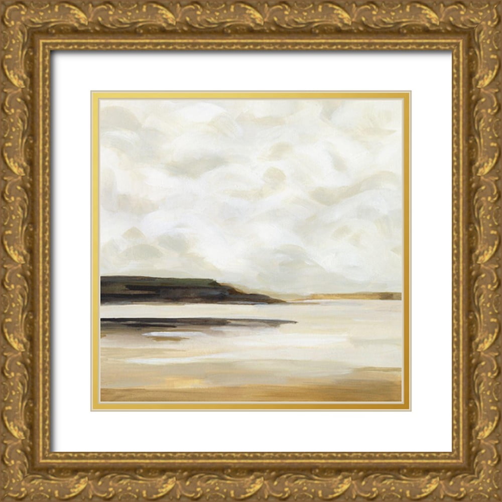 Borges, Victoria 15x15 Gold Ornate Wood Framed with Double Matting ...