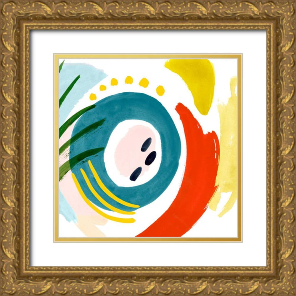 Borges, Victoria 15x15 Gold Ornate Wood Framed with Double Matting ...