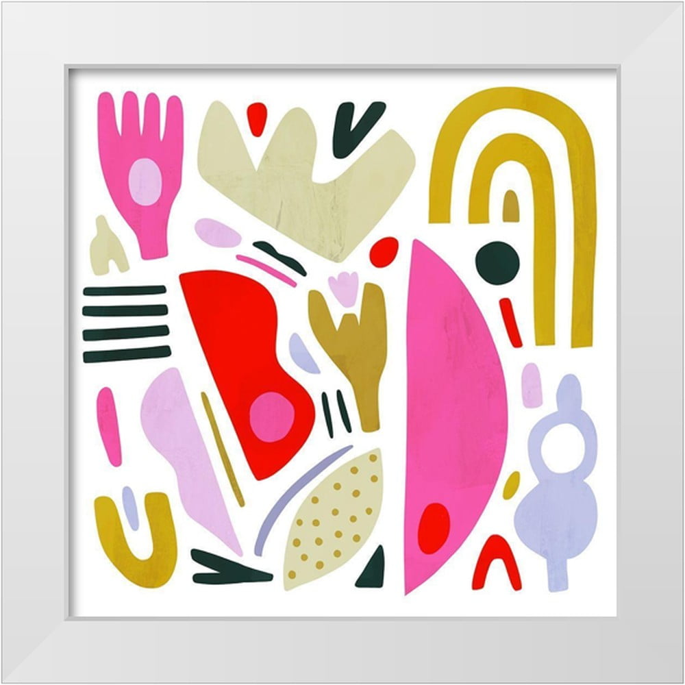 Borges, Victoria 15x15 White Modern Wood Framed Museum Art Print Titled ...