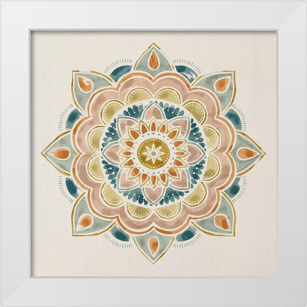 Borges, Victoria 15x15 White Modern Wood Framed Museum Art Print Titled ...